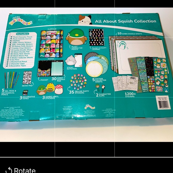 Squishmallows | Office | All About Squish Collection Stationary Set ...